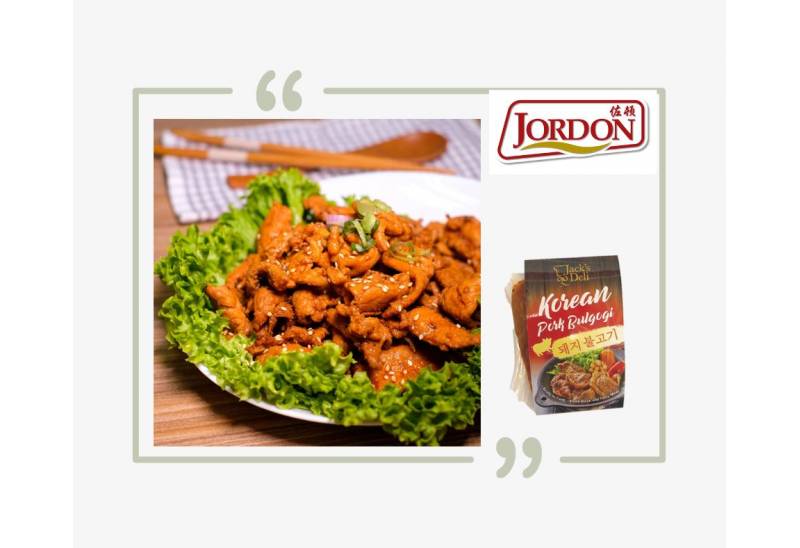 Frozen Korean Marinated Pork Bulgogi ( 250g x 3 pkts)