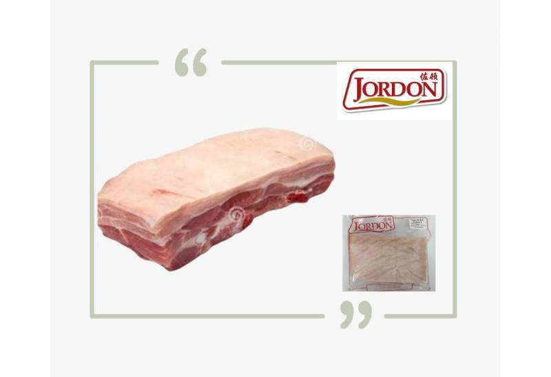 Frozen Pork Belly 1kg/pkt Block [bulk pack]